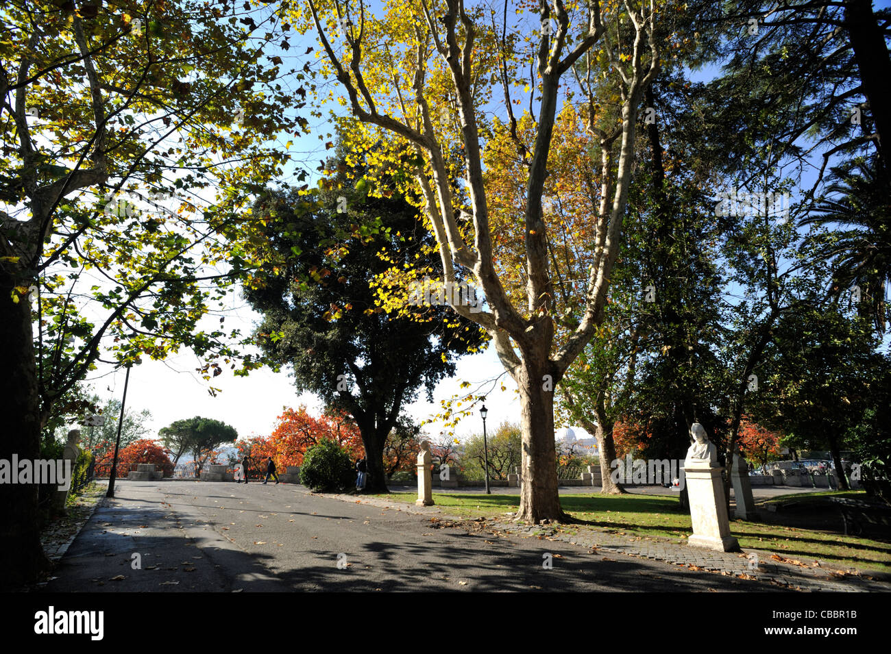 Park rome italy trees hi-res stock photography and images - Alamy
