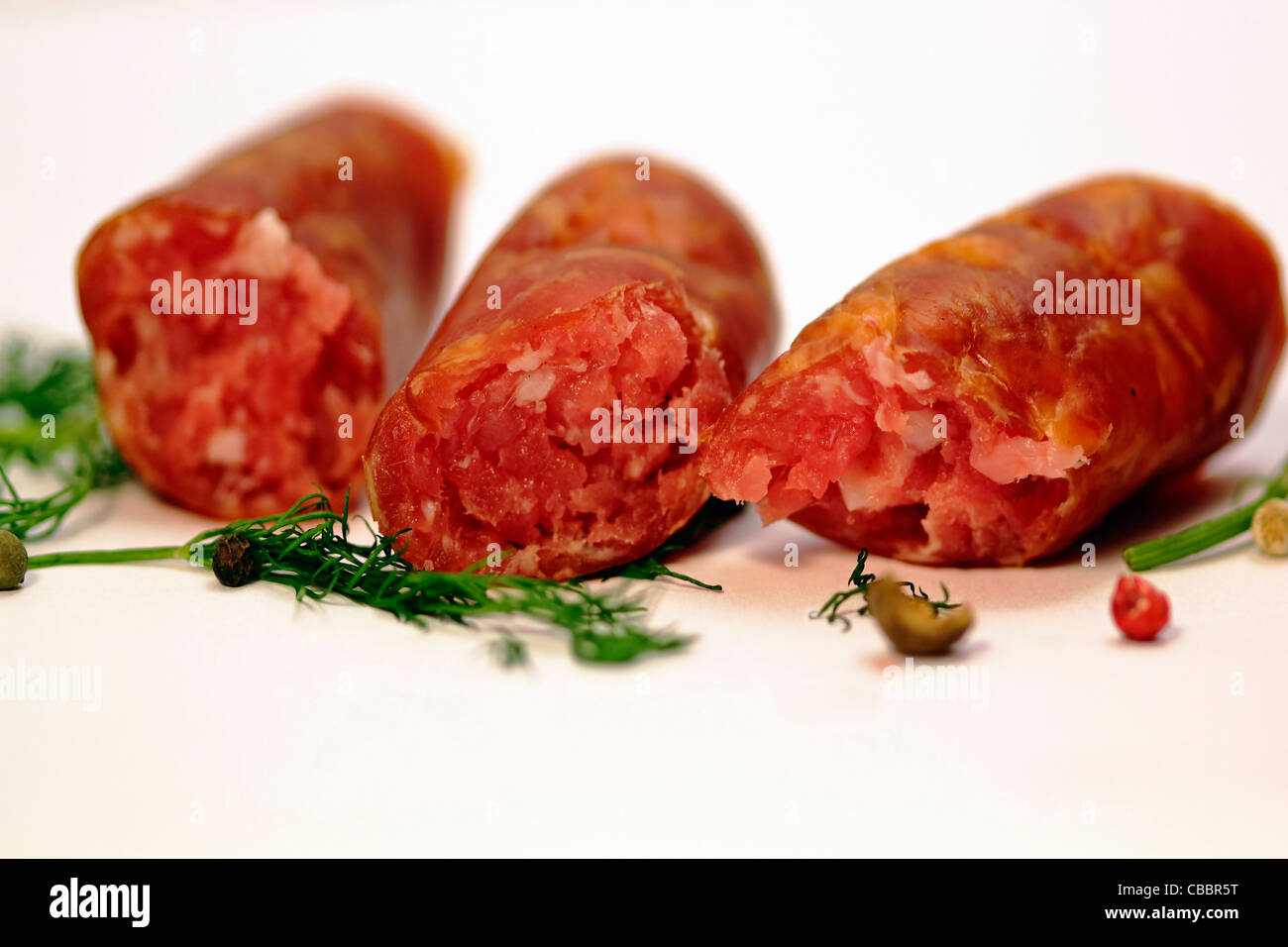 german sousage rohesser Stock Photo - Alamy