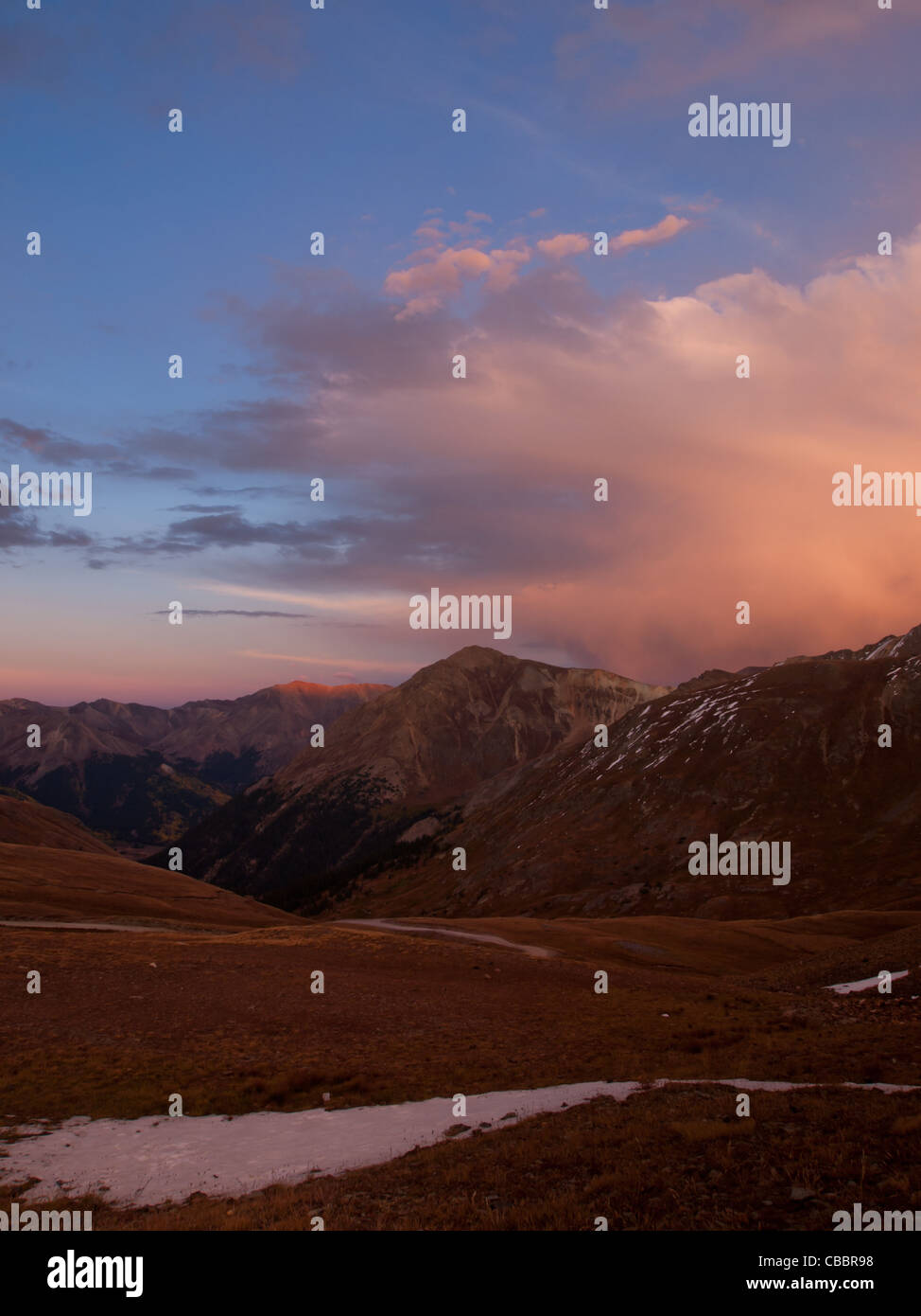 At the top of the Cinnamon Pass, Colorado Stock Photo - Alamy