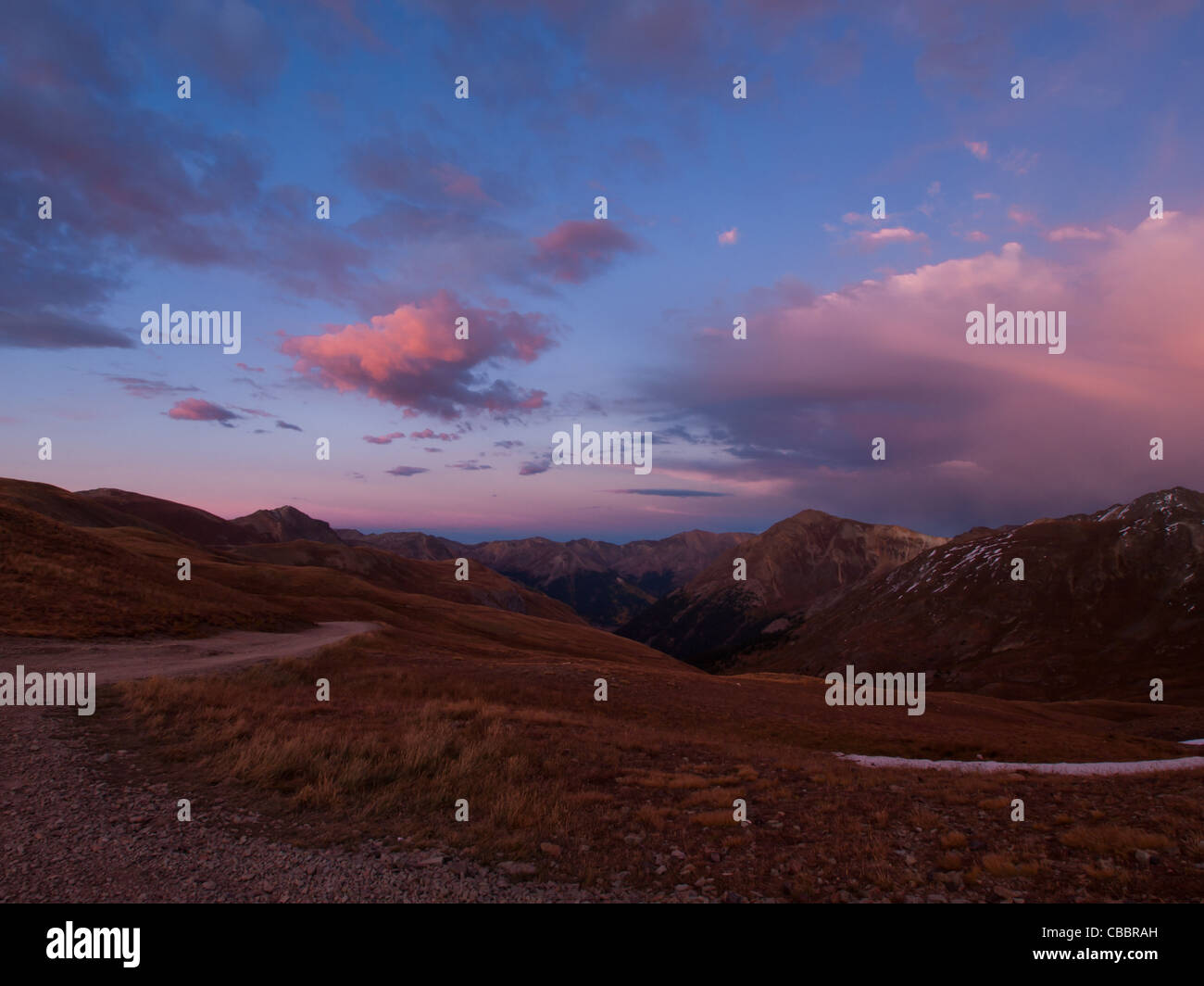 At the top of the Cinnamon Pass, Colorado Stock Photo - Alamy
