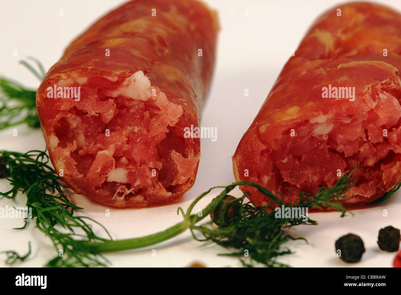 german sousage rohesser Stock Photo - Alamy
