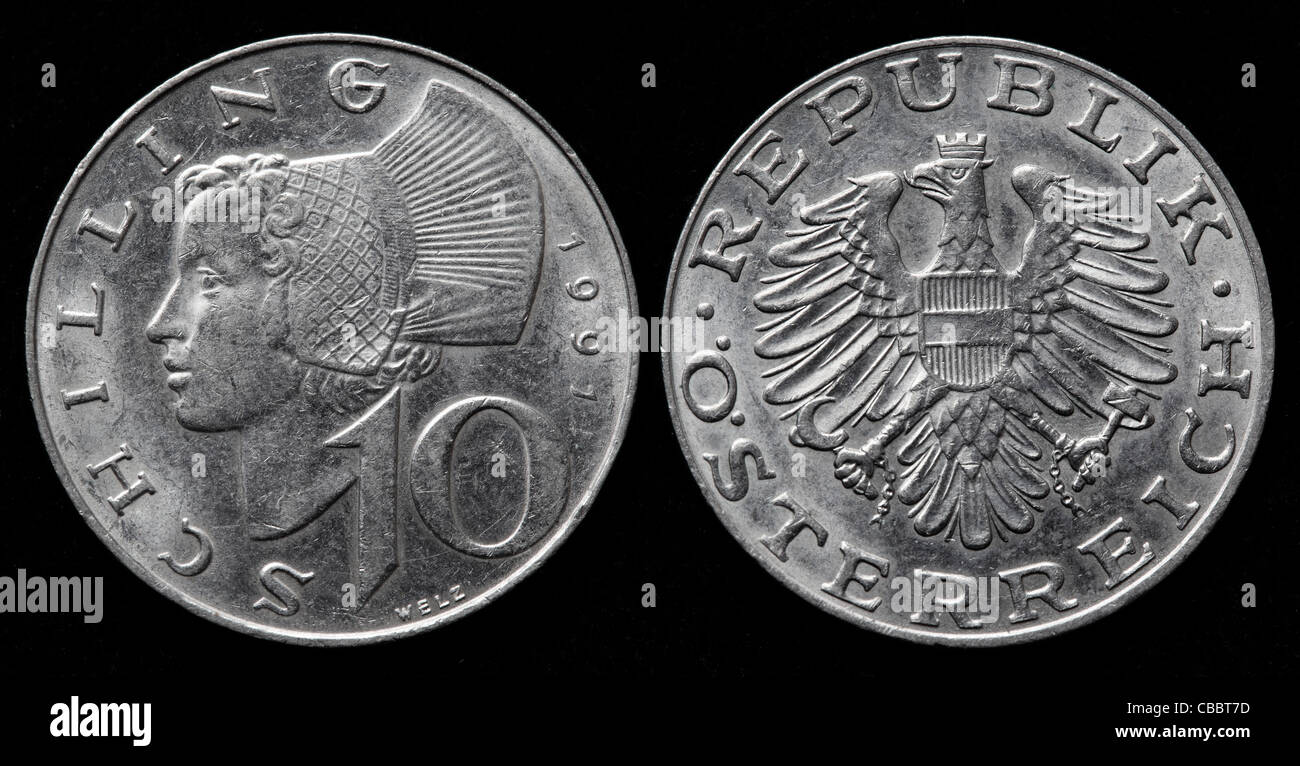 Coin money schilling austria hi-res stock photography and images - Alamy