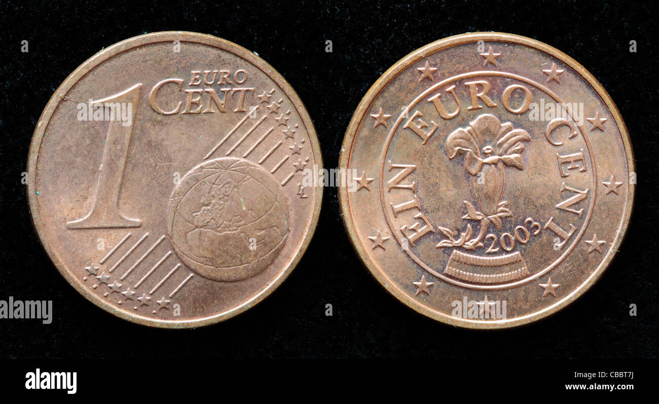 Euro coin austria hi-res stock photography and images - Alamy