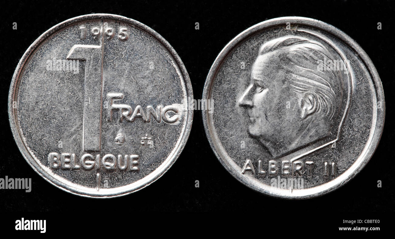Franc coin belgium 1995 hi-res stock photography and images - Alamy