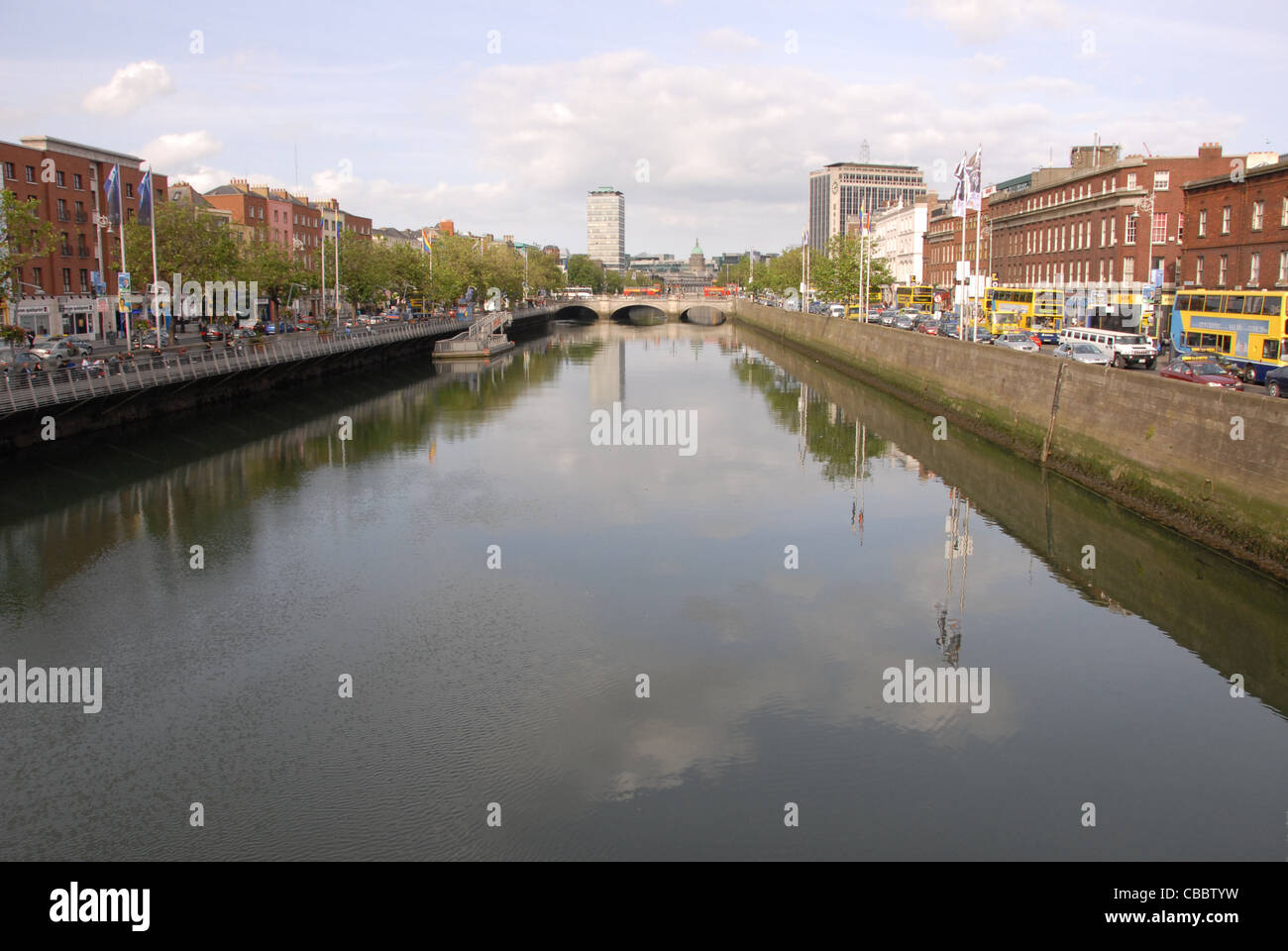 The river Liffey Dublin Stock Photo - Alamy