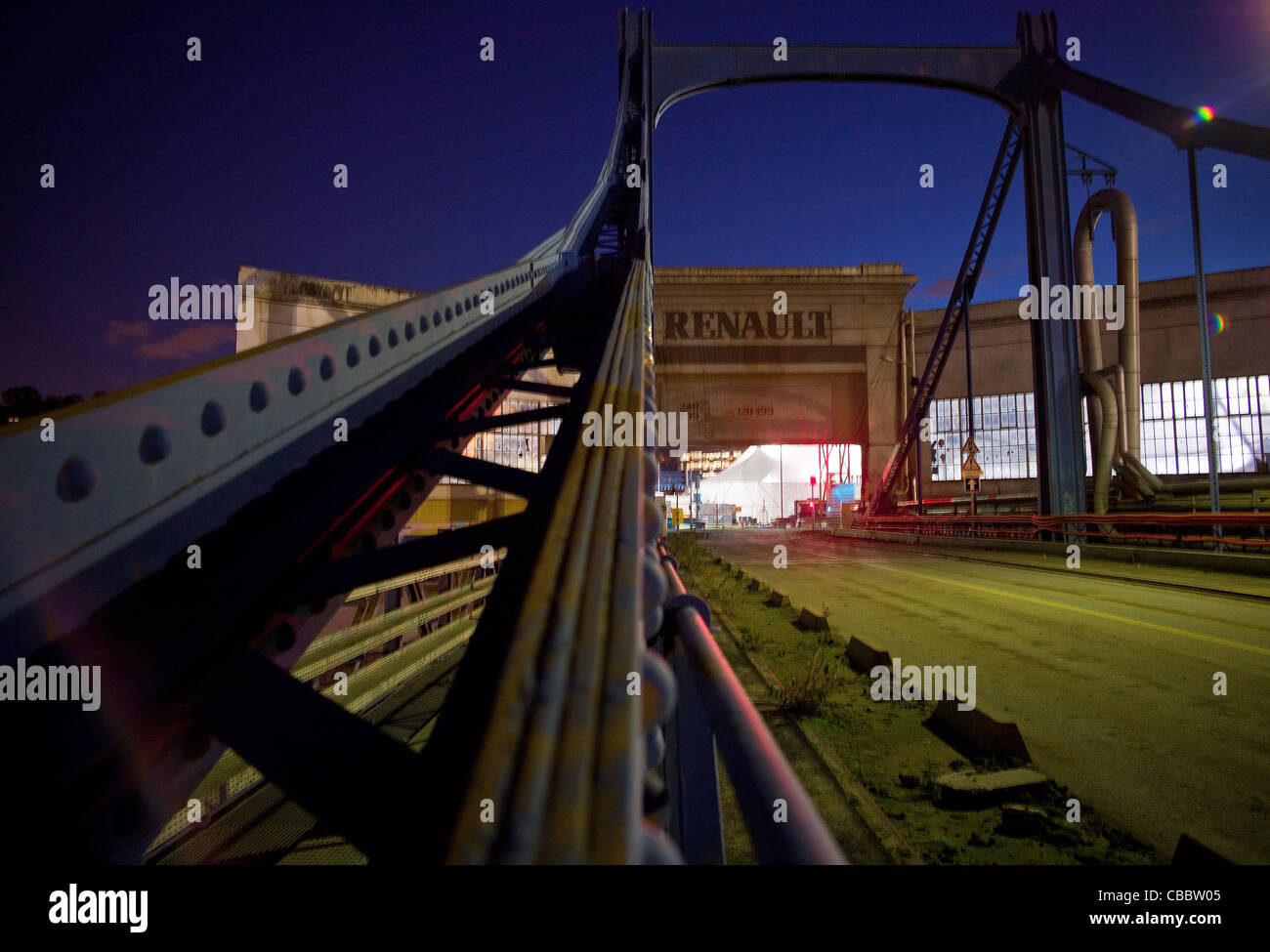 The "Bridge Renault" The island of Seguin, Banks of Seine., Sunset ...