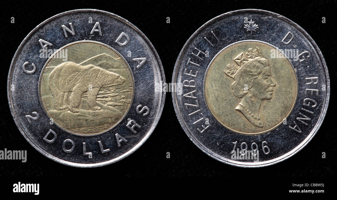 1996 Canadian 2 Dollar Coin
