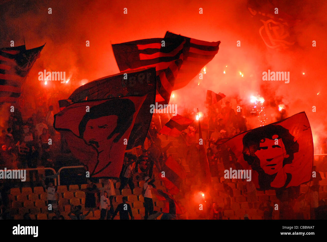 Brazil football stadium fans hi-res stock photography and images - Alamy