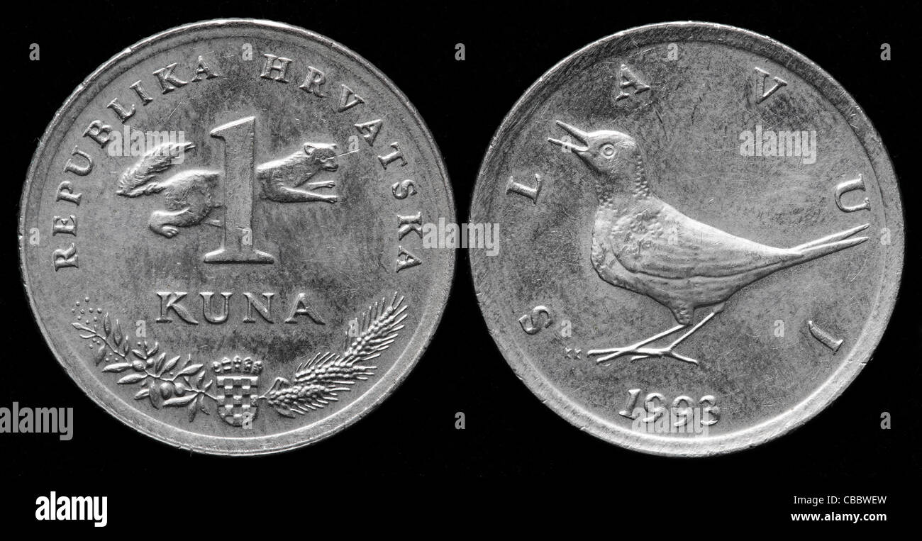 One kuna coin hi-res stock photography and images - Alamy