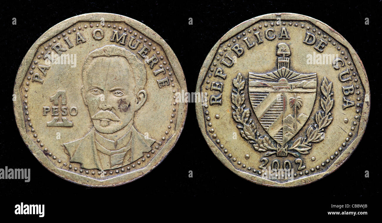 Peso coin cuba 2002 hi-res stock photography and images - Alamy