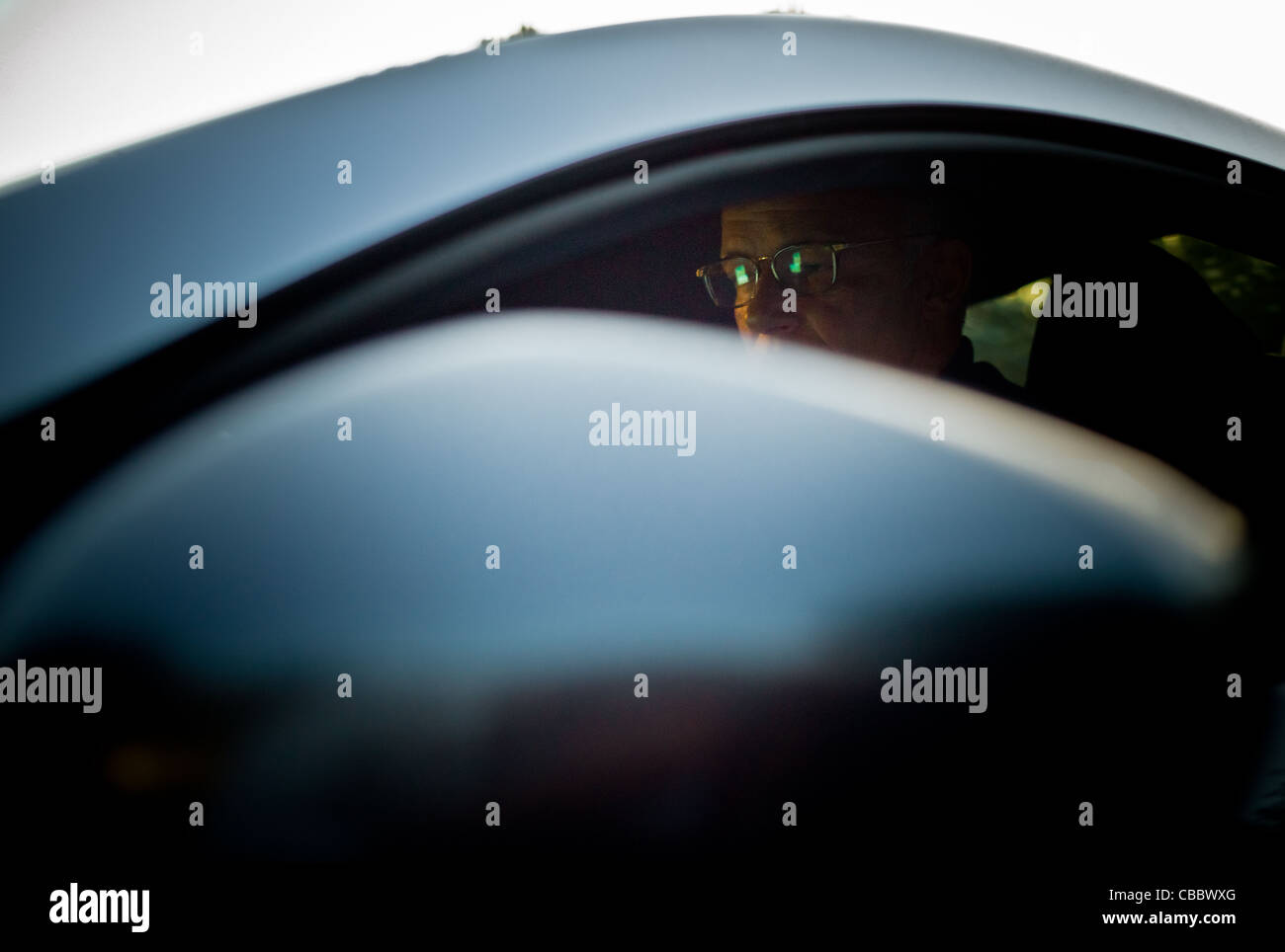 View from Window, Sports car Stock Photo - Alamy