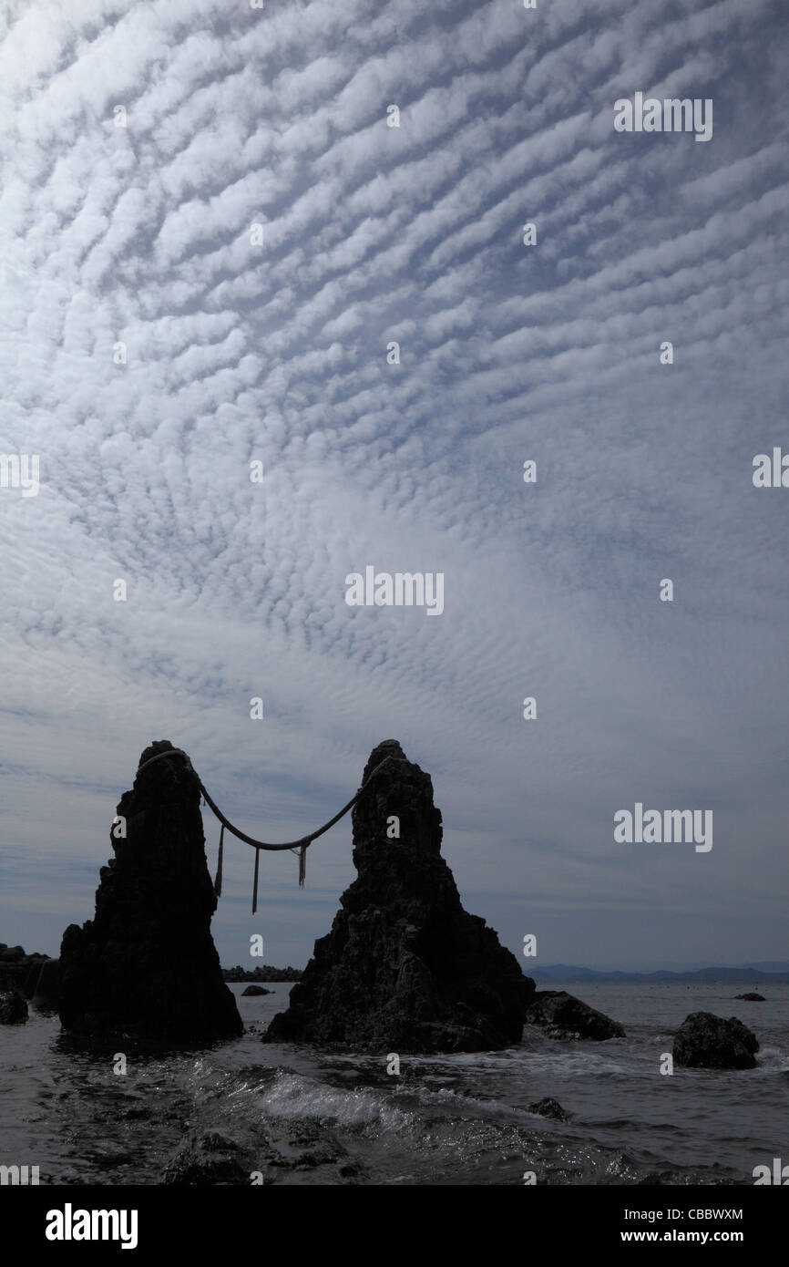 Cape Tei and Meoto-iwa Rock, Kanan, Kochi, Japan Stock Photo - Alamy