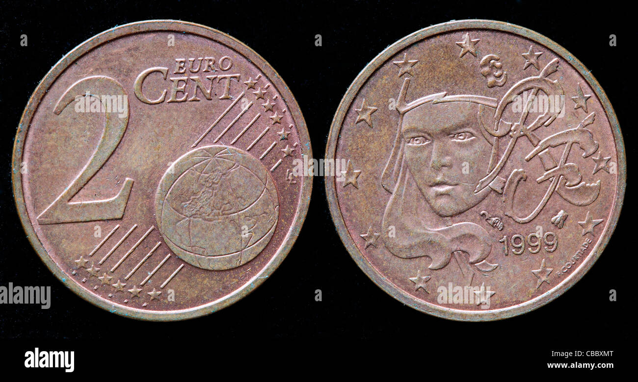 French Euro Coin Reverse High Resolution Stock Photography and Images ...