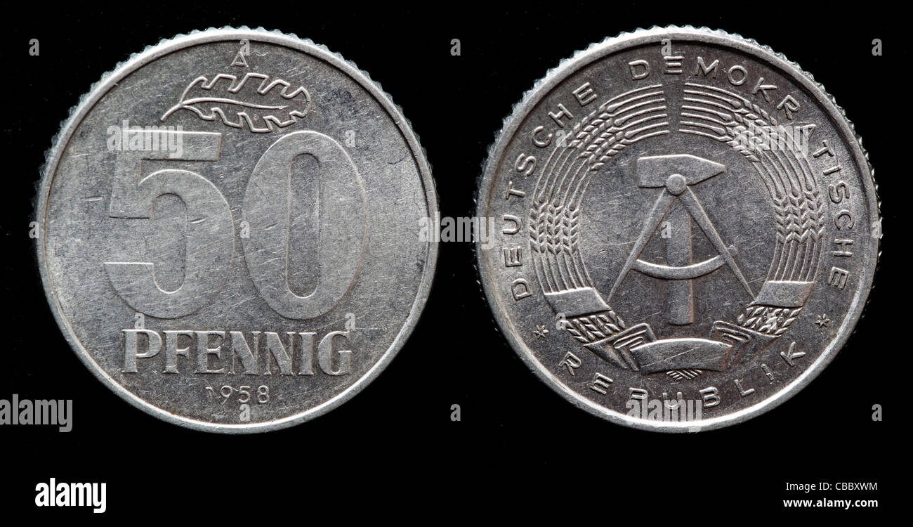 50 pfennig hi-res stock photography and images - Alamy