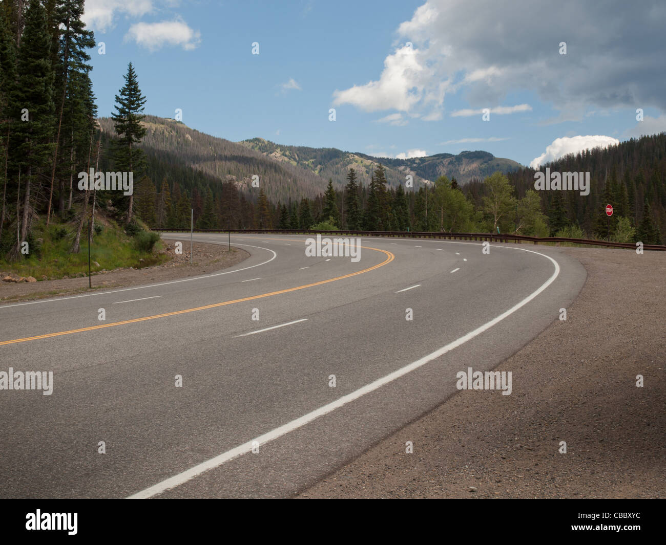 HWY 160 to Pagosa Springs, Colorado Stock Photo - Alamy