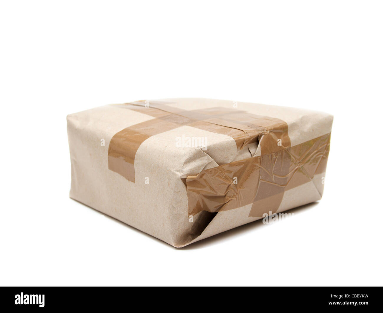 wrapped pack isolated on white background Stock Photo - Alamy
