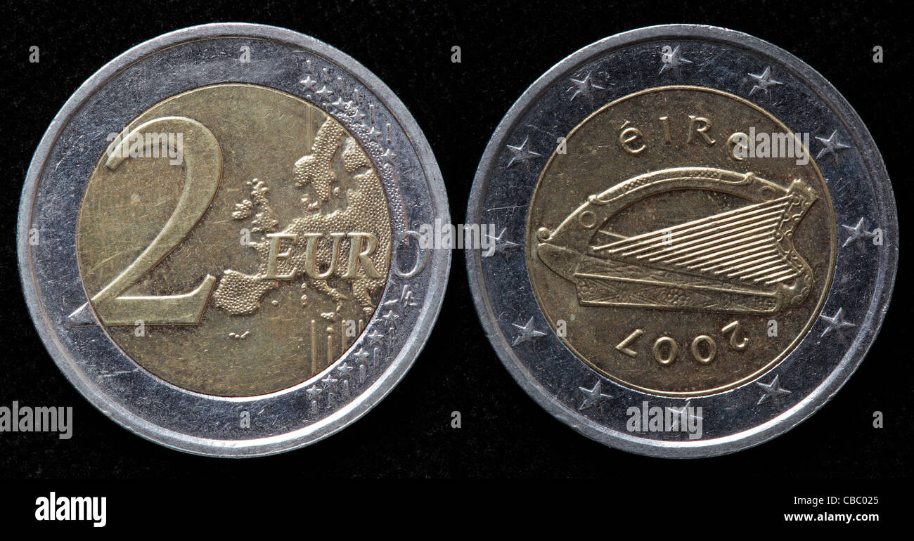 Euro coin both sides hi-res stock photography and images - Alamy