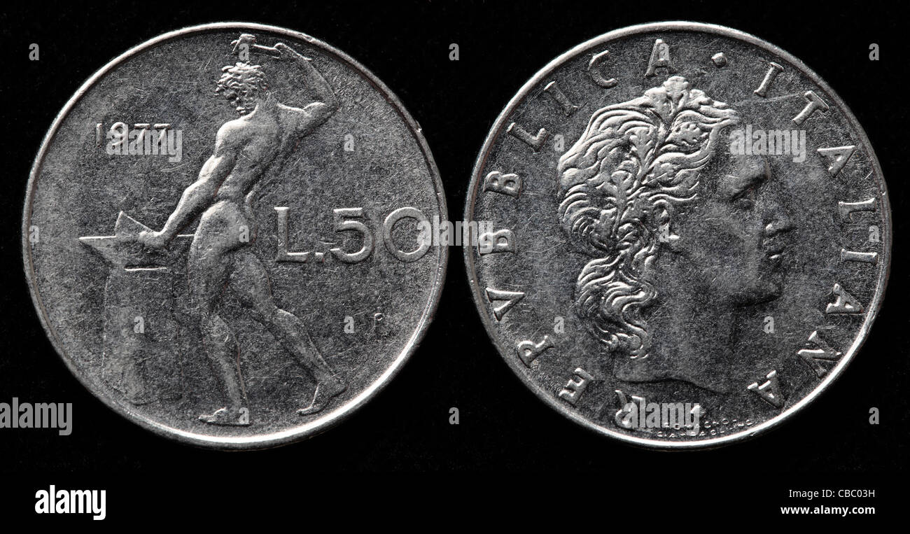 1977 coins hi-res stock photography and images - Alamy