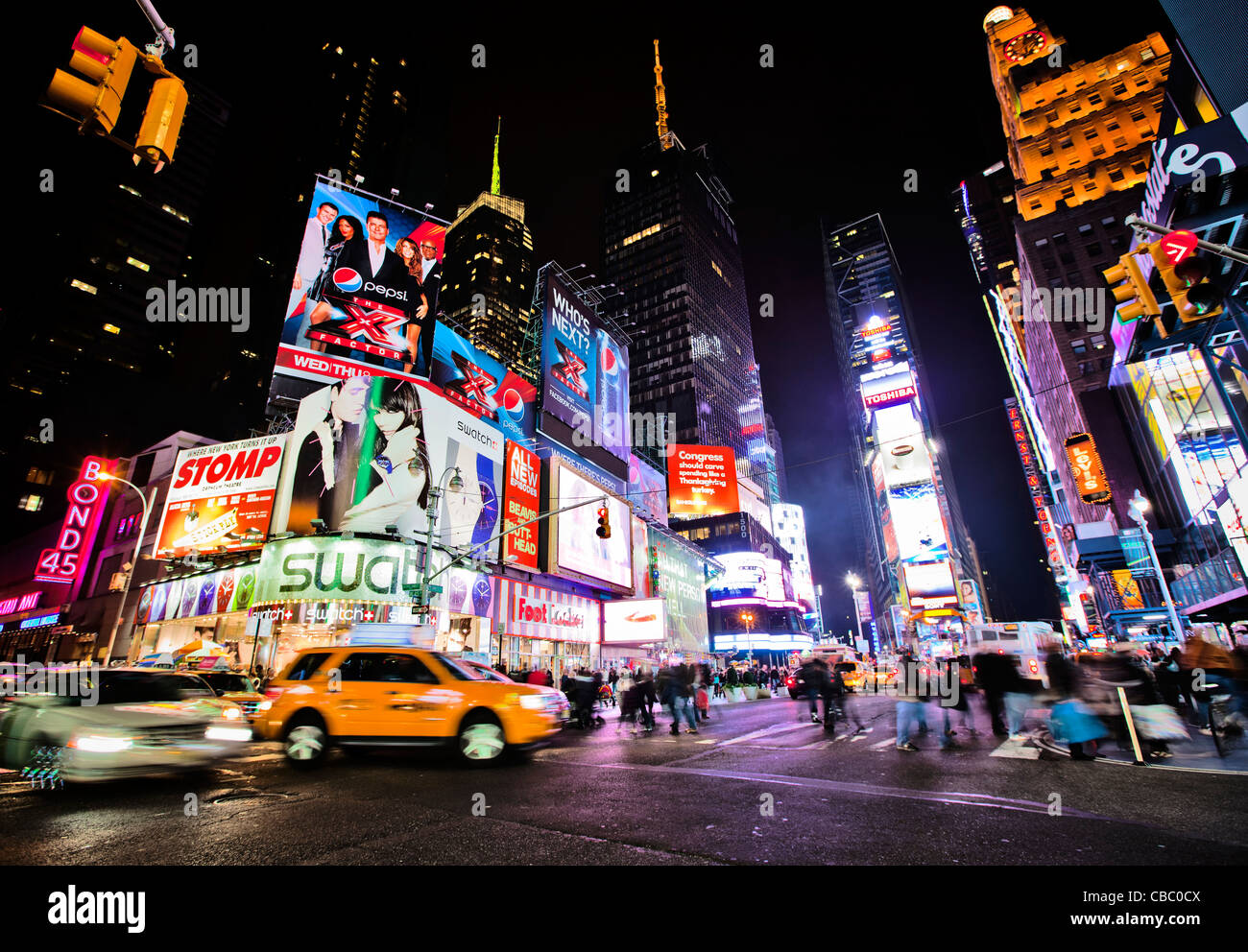 Limousine times square night new hi-res stock photography and images ...