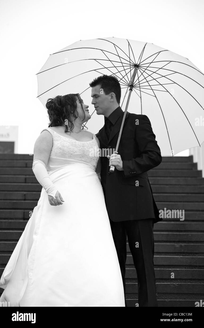Bride and Groom Stock Photo - Alamy