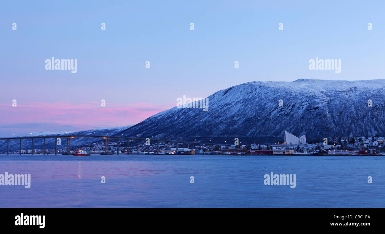 View of Tromsdalen in Northern Norway Stock Photo - Alamy