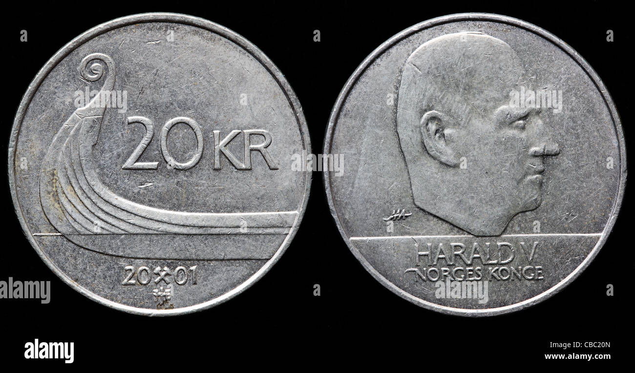 20 kroner coin hi-res stock photography and images - Alamy