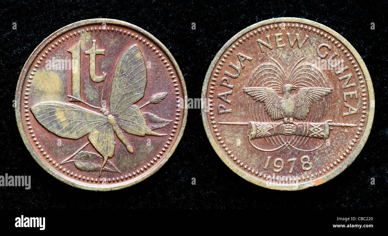 Papua new guinea coin toea hi-res stock photography and images - Alamy