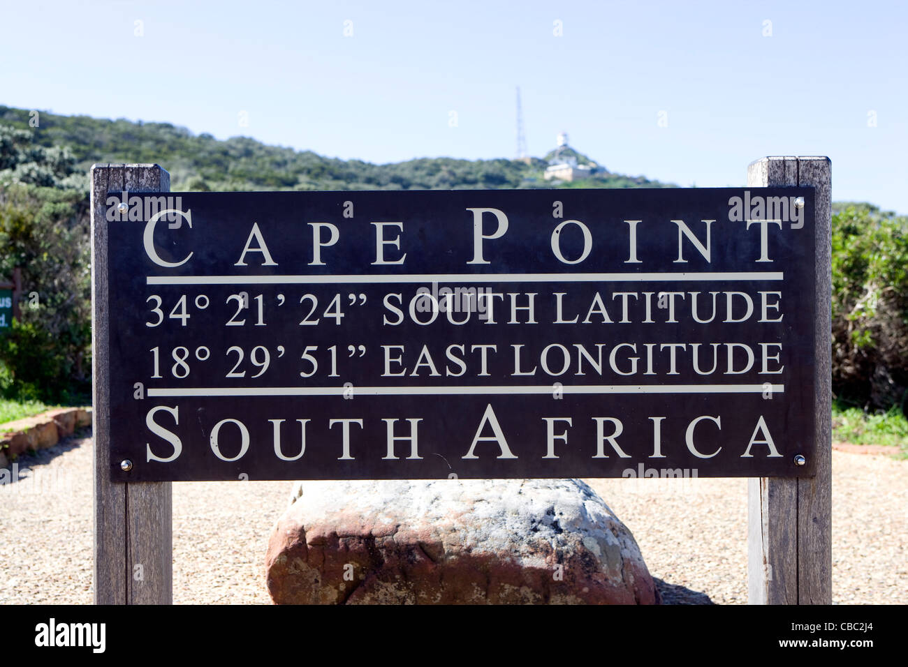 Cape of Good Hope: Cape Point sign Stock Photo - Alamy