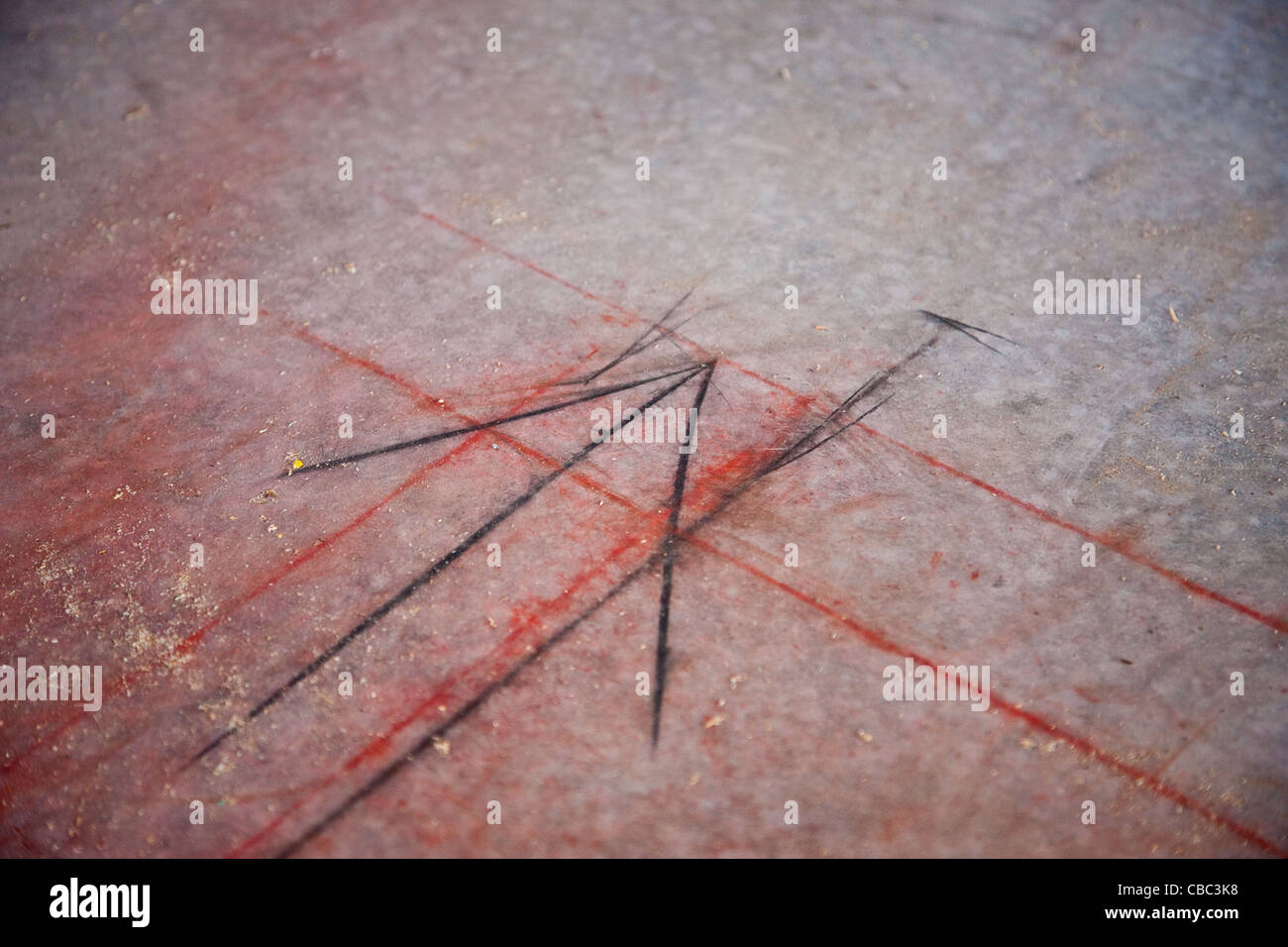 Black Chalk Lines High Resolution Stock Photography and Images - Alamy