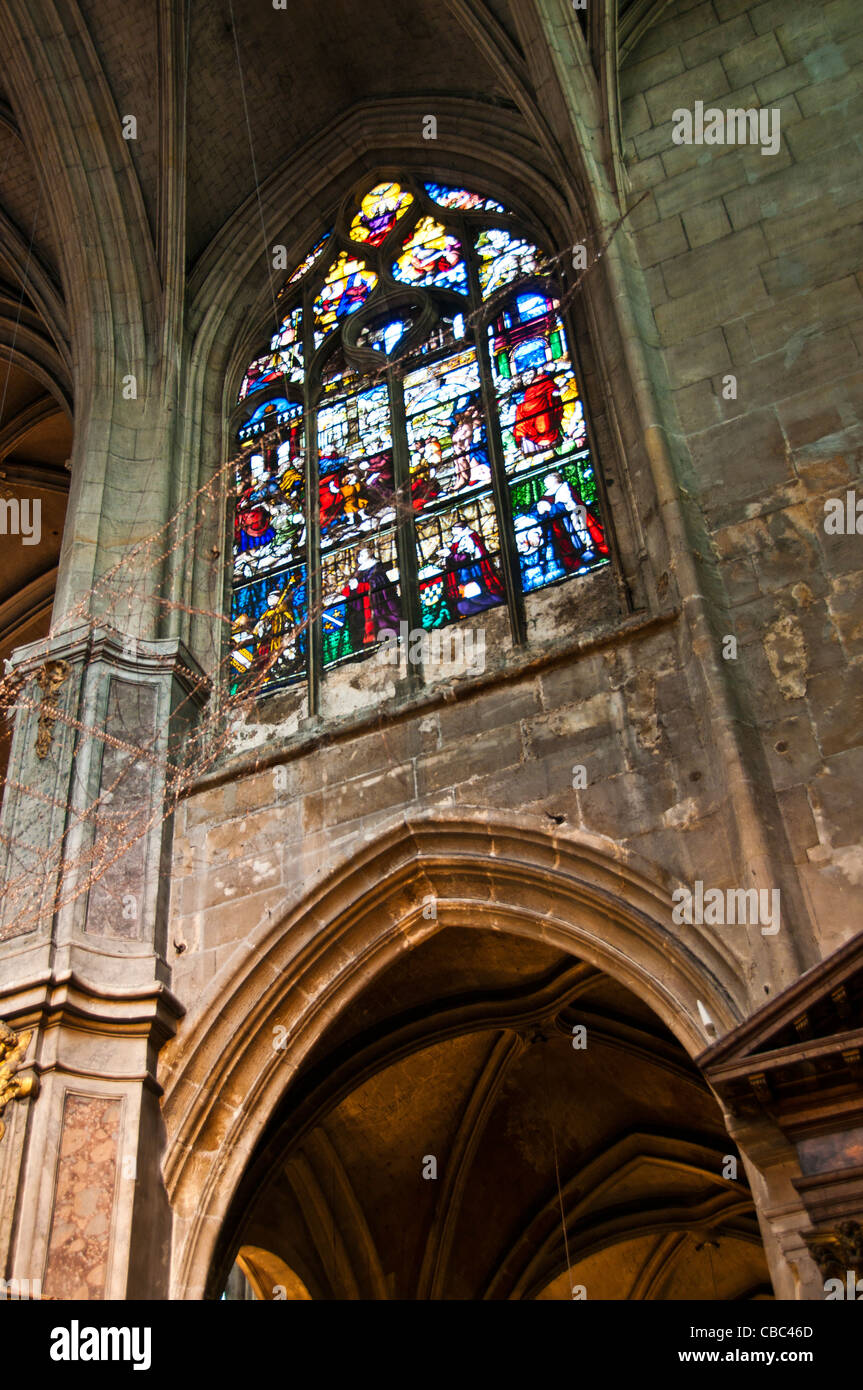 St. Merri Eglise Saint Church Paris France Stock Photo - Alamy