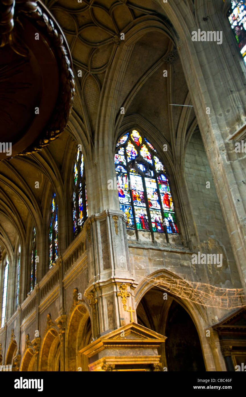 St. Merri Eglise Saint Church Paris France Stock Photo - Alamy