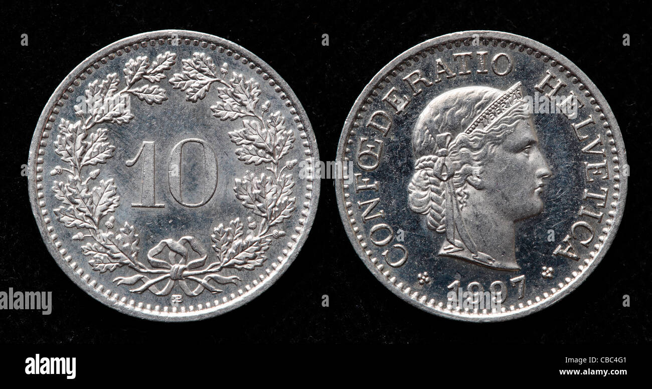 Coin coins currency money helvetia hi-res stock photography and images ...