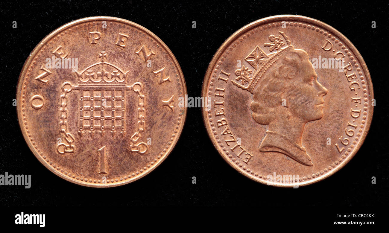 1997 uk coins hi-res stock photography and images - Alamy