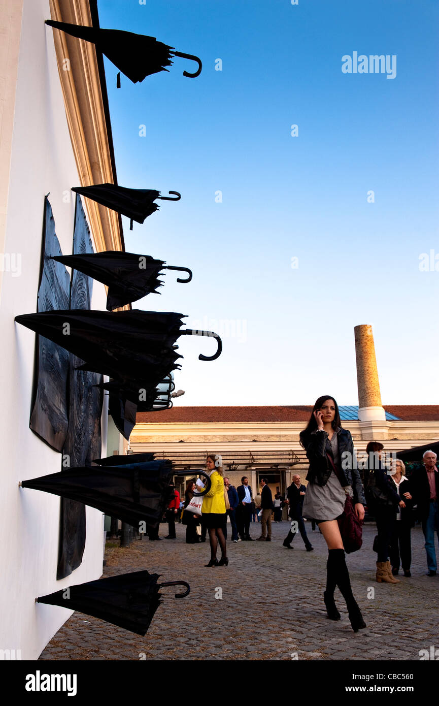 Outdoor art exhibit at the Macro Contemporary Art Centre in the old ...