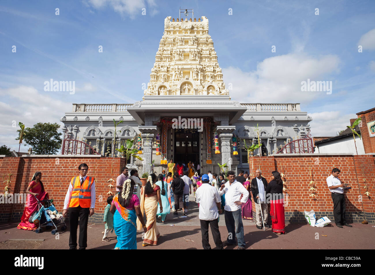 England, London, Manor Park, Sri Murugan Temple Stock Photo - Alamy
