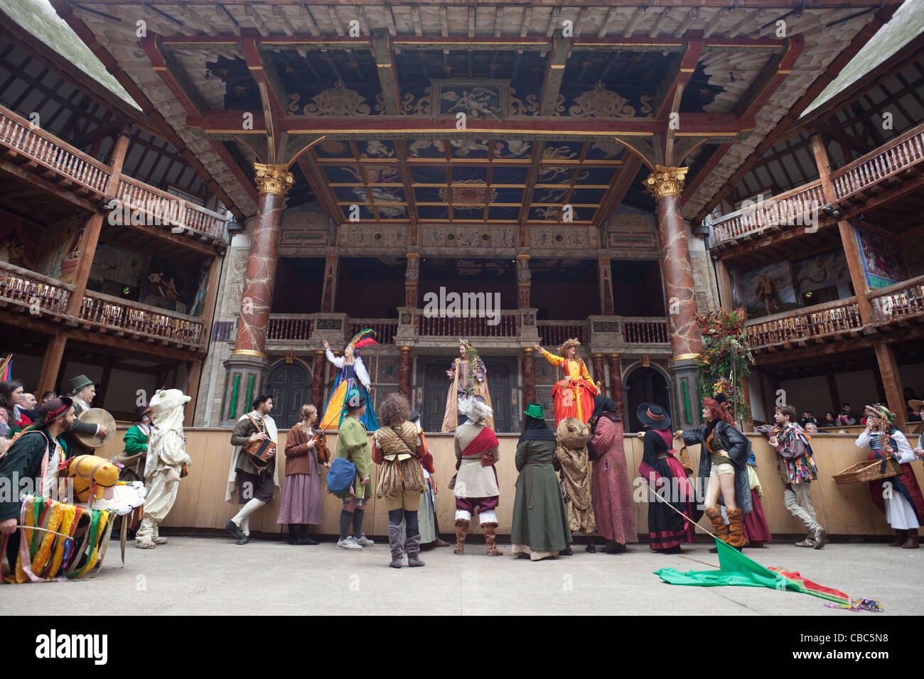 Globe Theater Stage