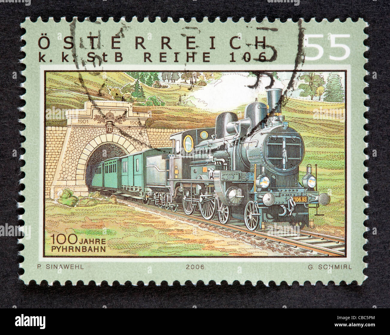 Austrian postage stamp Stock Photo - Alamy