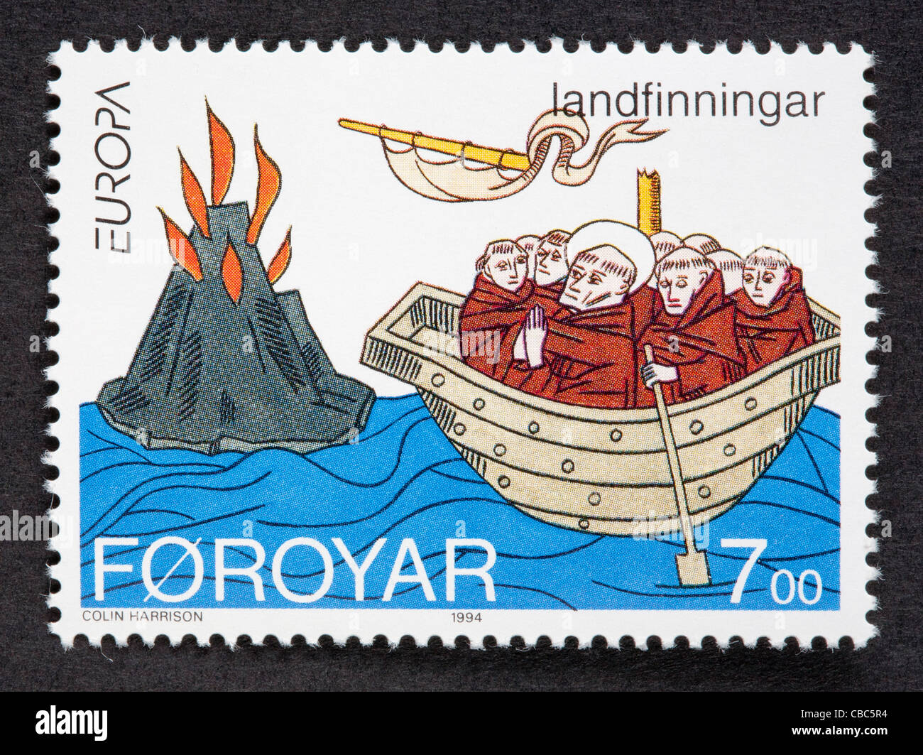 Faroe islands stamp hi-res stock photography and images - Alamy