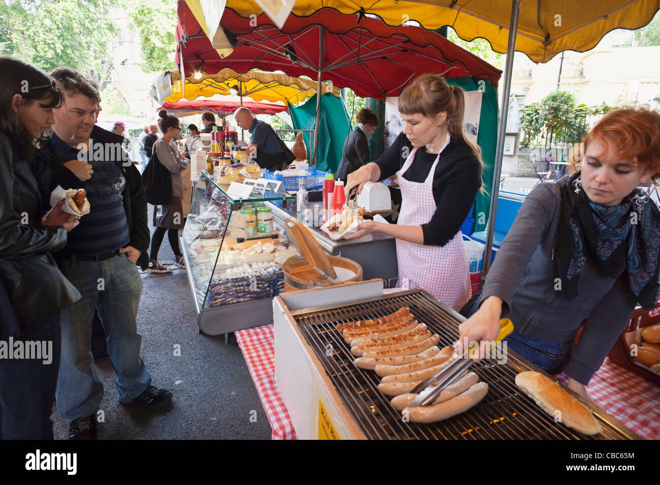 Selling german sausages hi-res stock photography and images - Alamy