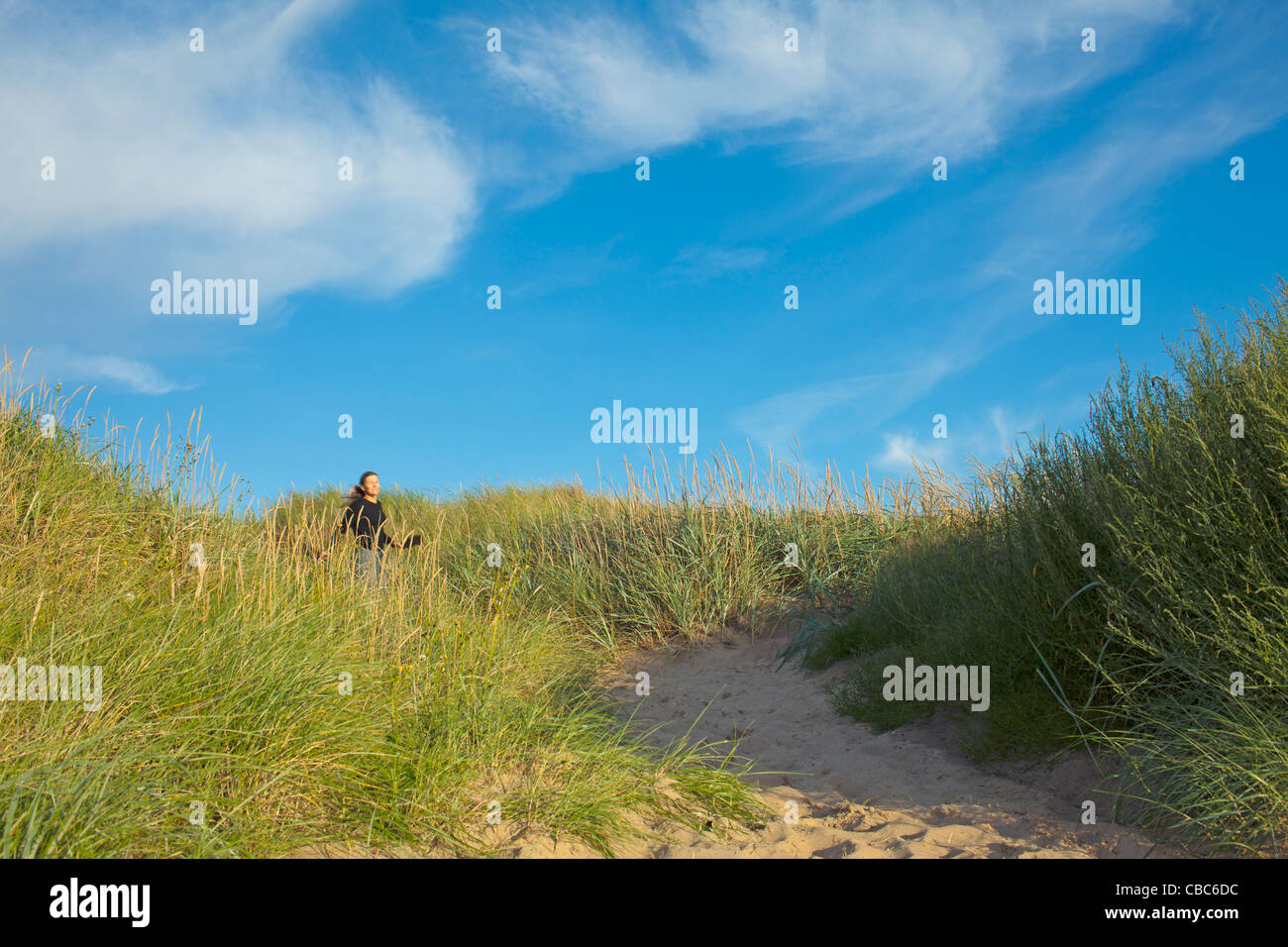 Middle aged woman resting walking hi-res stock photography and images ...