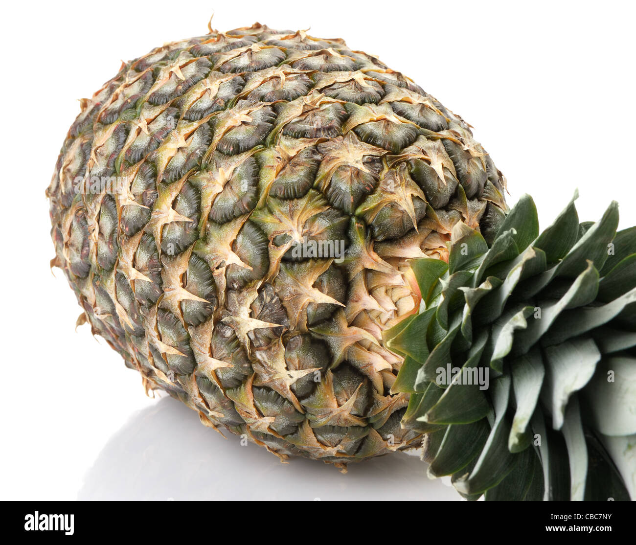 Pineapple. Lies on a surface. A detailed photo close up Stock Photo - Alamy