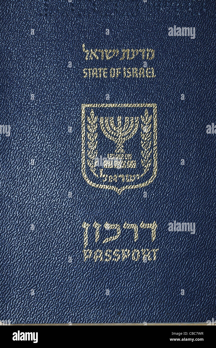 Israeli passport cutout Stock Photo - Alamy
