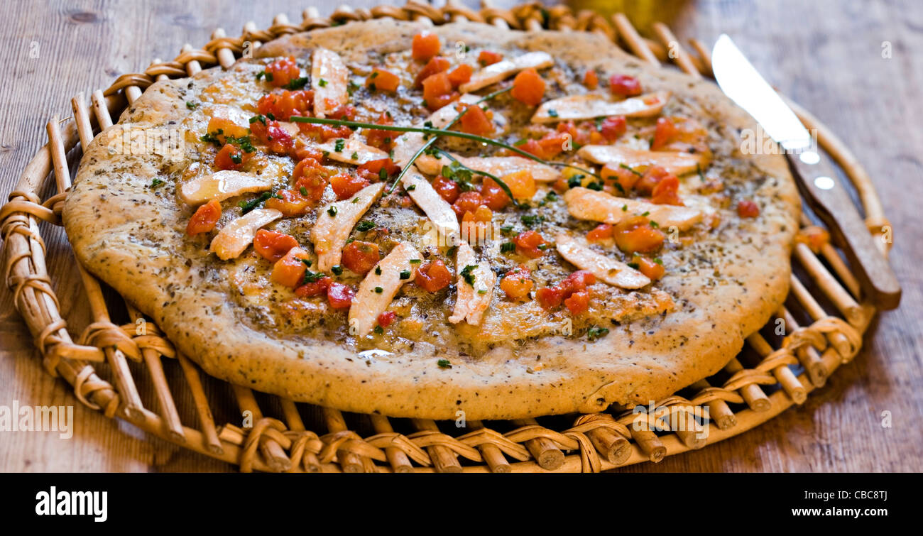 Buffalo chicken pizza hi-res stock photography and images - Alamy