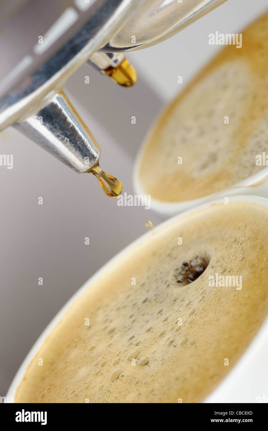 Gold espresso machine hi-res stock photography and images - Alamy