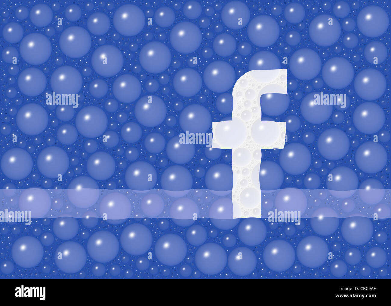 Facebook logo flag symbol emblem hi-res stock photography and images ...
