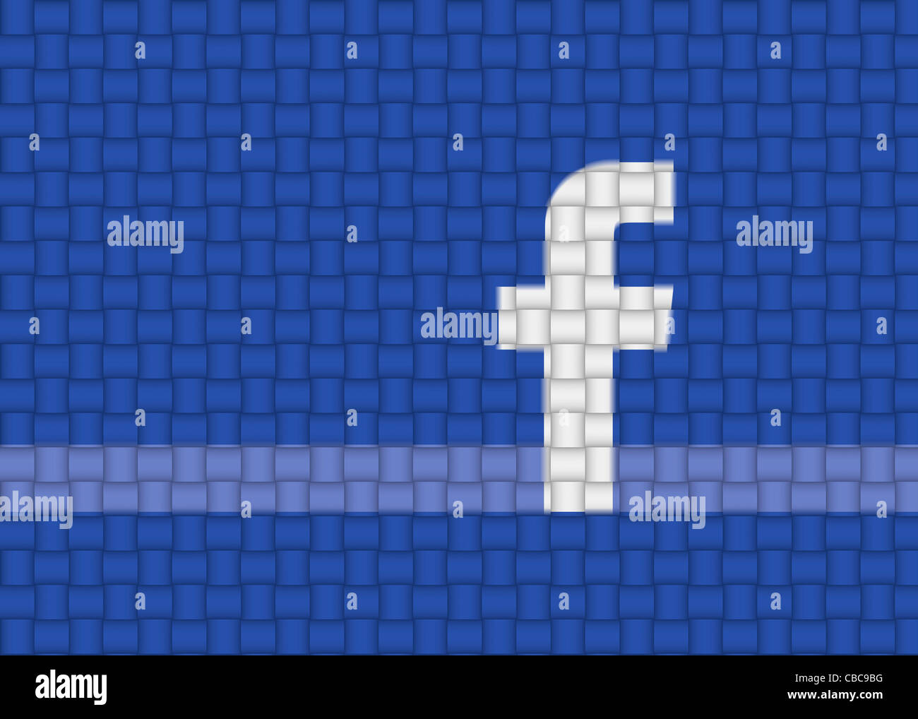 Facebook logo flag symbol emblem hi-res stock photography and images ...