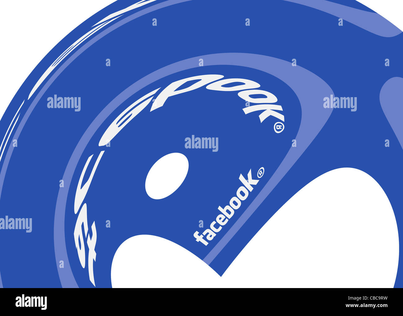 Facebook logo flag symbol emblem hi-res stock photography and images ...