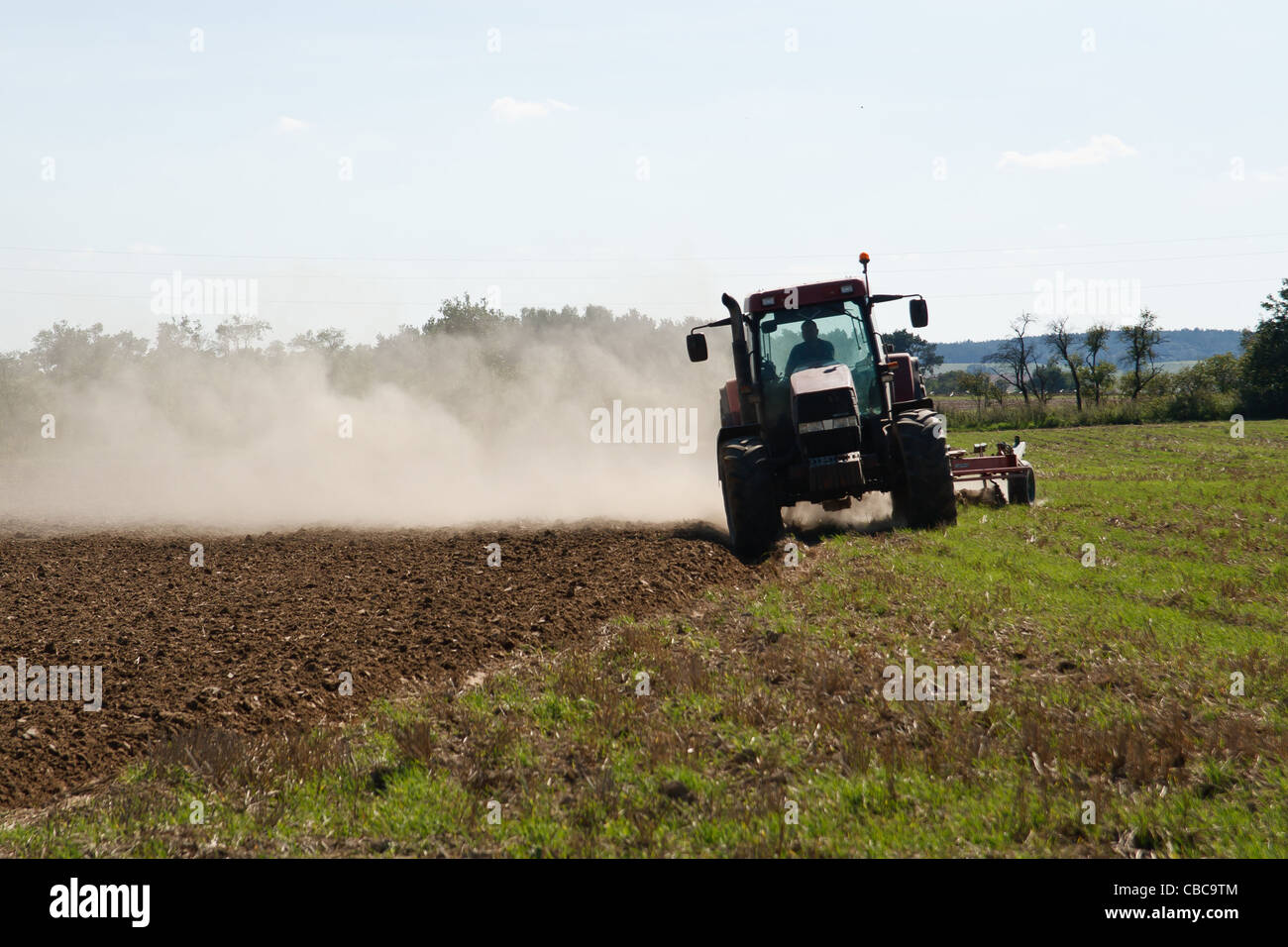 Ploughing tractor hi-res stock photography and images - Alamy