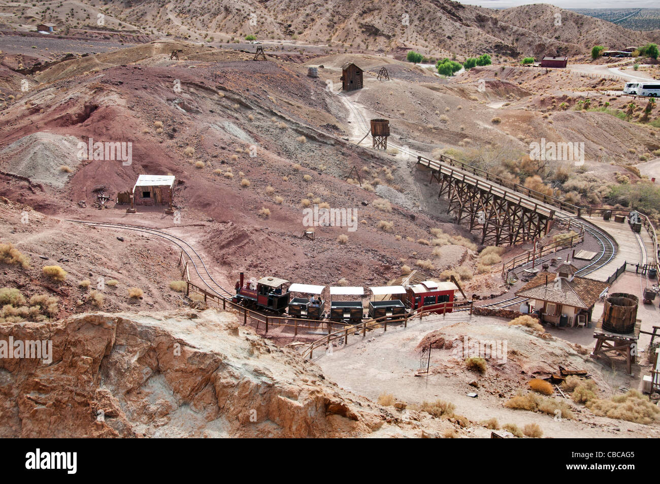 California Barstow Calico ghost town old silver mining gold rush ...