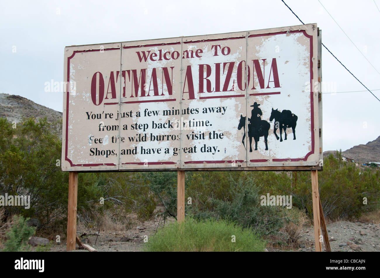 Oatman Arizona Route 66 Mining Town Main Street United States National ...